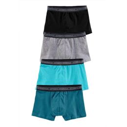 AUTHENTIC LE JOGGER Boxer in petrol, t&uuml;rkis, grau-meliert, schwarz | Gr.: 182