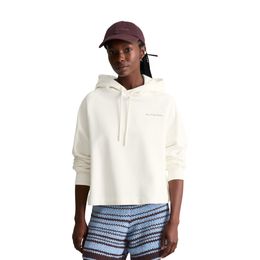 Marc O'Polo Damen Hoodie, wei&szlig;, Gr. XL, MARC O'POLO DENIM, Sweatware, Obermaterial: 100% Baumwolle, Sweatshirts, oversize aus softem French Terry