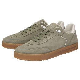 Sioux Herren Sneaker "Tedroso-708", Gr. 44, gr&uuml;n, Obermaterial: 100% Kalbsveloursleder CAVL. 100% Gummi rubber., Schuhe
