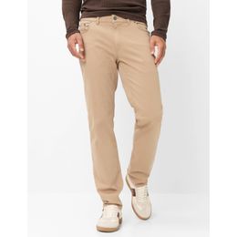 Brax Herren 5-Pocket-Hose "Style COOPER", beige, Gr. 38, Web, 76% Baumwolle, 20% Lyocell, 4% Elasthan, Hosen