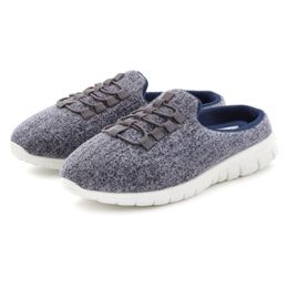 Damen Pantolette "Sneaker, Hausschuh", VIVANCE DREAMS BY LASCANA, Gr. 44, blau, Obermaterial: 100% Textilmaterial. Decksohle: 100% Textilmaterial.