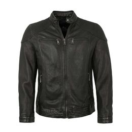 Milestone Lederjacke Lammnappa in Schwarz | Gr.: 56