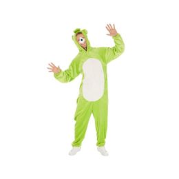 TecTake B&auml;r/Teddyb&auml;r, in gr&uuml;n, Gr. M, Pl&uuml;sch-Overall f&uuml;r Frauen und M&auml;nner | Gr.: M