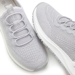 Vivance Damen Sneaker, Grau, Gr. 38, Sneakers & Schn&uuml;rer, Material: Textil