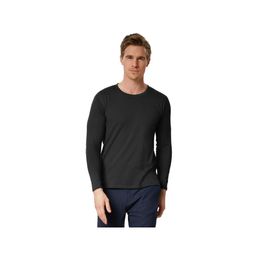 TecTake Langarmtop, F&uuml;r viele Outfits & Auftritte, Rundhals mit Rippenb&uuml;ndchen | Gr.: XL