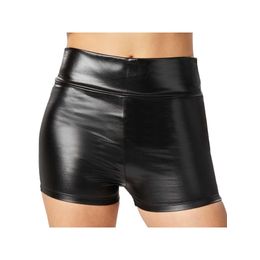 TecTake Shorts, F&uuml;r viele Outfits und Anl&auml;sse, Hotpants im Metallic-Look | Gr.: M