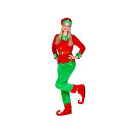 TecTake Weihnachtshelfer/Wichtel, in rot, Gr. S, Bequeme Hose mit Gummizug | Gr.: S