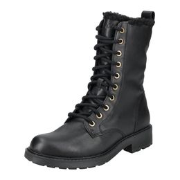 Clarks Damen Schn&uuml;rstiefelette "Clarks Stiefel Leder", Gr. 39,5, schwarz, Leder, Schuhe