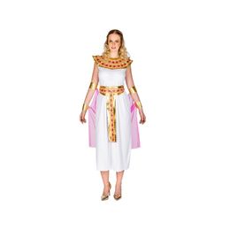TecTake Prinzessin/Edelfrau, in wei&szlig;, Gr. L, Pailletten und goldener Stoff | Gr.: S