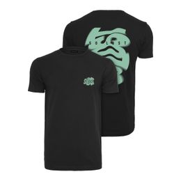MisterTee Herren T-Shirt "MisterTee Herren So Lost Tee", schwarz, Gr. XS, unifarben, 100% Baumwolle, Shirts