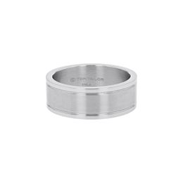 Tom Tailor Herren Fingerring "Schmuck Geschenk Edelstahl", 66, Edelstahl, 8mmedelstahlfarben, Edelstahl, Fingerringe