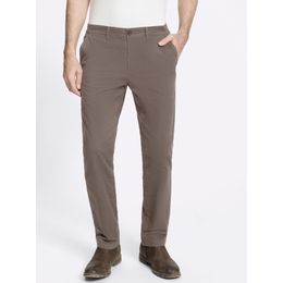 Marco Donati Herren Thermohose, braun, Gr. 25, unifarben, 98% Baumwolle, 2% Elasthan, Hosen