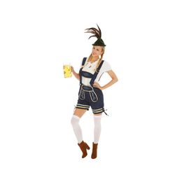 TecTake Dirndlkleid/Frauentracht, in schwarz, Gr. S, Verstellbare H-Tr&auml;ger | Gr.: XL
