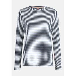 salzhaut Longsleeve ACHTERN Navy-Offwhite | Gr.: 3XL