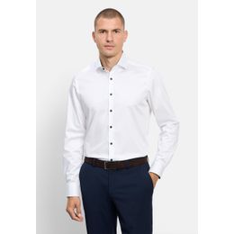 OLYMP Herren Businesshemd "OLYMP Level Five, Body Fit, Royal Kent", wei&szlig;, Gr. 43, 97% Baumwolle, 3% Elastolefin, Hemden