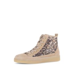 Gabor Damen Sneaker "Sneaker high", Gr. 40, beige, Schuhe
