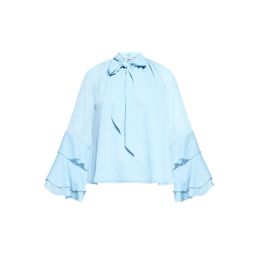 Vera Mont Chiffonbluse mit Volant in Soft Sky | Gr.: 36