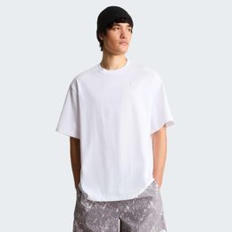 The North Face Herren T-Shirt "M TNF ESSENTIAL SIMPLE DOME OS SS TEE", wei&szlig;, Gr. S, Jersey, Obermaterial: 100% Baumwolle, Shirts, Kurzarmdesign, mit