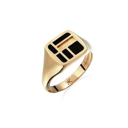 Kuzzoi Ring 925 Sterling Silber in Gold | Gr.: 64