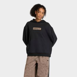 Damen Kapuzensweatshirt "AOP HOODIE", schwarz, Gr. XXL, adidas originals, Obermaterial: 100% Baumwolle, Sweatshirts