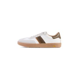 Camel Active Sneaker mit farbigen Designelementen in Wei&szlig; | Gr.: 44