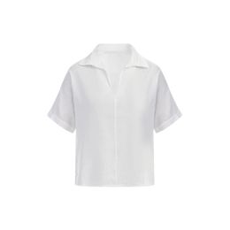 Albee Women Blusenshirt in Weiss | Gr.: XXL
