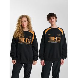 Hummel Sweatshirt Hmloversized Erwachsene in BLACK | Gr.: XL