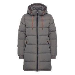 oxmo Damen Schneejacke "Steppmantel OXJody", grau, Gr. 42, Obermaterial: 100% Polyester PES., M&auml;ntel