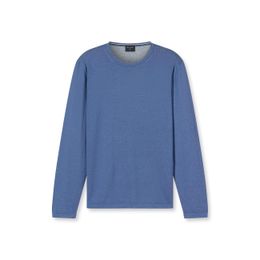 OLYMP Herren Strickpullover "OLYMP Casual Strick, Pullover"rauchblau, Gr. XL, 100% Baumwolle, Pullover