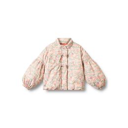 Wheat Jacke 'Sola' M&auml;dchen Gr&ouml;&szlig;e 140 tanne / magenta / puder / hellrot