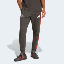 Herren Sporthose "AUDI REVOLUT F1 TEAM DNA", grau, Gr. M, adidas Performance, Obermaterial: 55% Baumwolle, 36% Polyester, 9% Viskose, Hosen