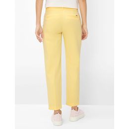 Brax Damen 3/4-Hose "Style MARON S"gelb, Gr. 23, Web, 78% Baumwolle, 19% Lyocell, 3% Elasthan, Hosen