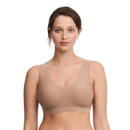 Chantelle Damen Bustier "SOFTSTRETCH", Gr. XS, beige, Obermaterial: 80% Polyamid, 20% Elasthan, BHs, V-Ausschnitt