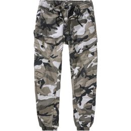 Brandit Herren Cargohose "Brandit Herren Ray Vintage Trousers", gr&uuml;n, Gr. XL, unifarben, 98% Baumwolle, 2% Elasthan, Hosen