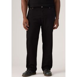 LEVI'S&reg; PLUS LEVI'S PLUS Herren Straight-Jeans "501 LEVI'SORIGINAL B&T", schwarz, Gr. 50, Denim/Jeans, Obermaterial: 99% Baumwolle, 1% Elasthan, Jeans