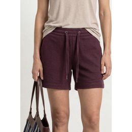 Street One Damen Shorts, lila, Gr. 44, unifarben, Web, Obermaterial: 59% Polyester, 40% Viskose, 1% Elasthan. Futter: 100% Polyester, Hosen,