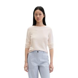 Marc O'Polo MARC O'POLO Damen Strickpullover "aus softem Organic Cotton", beige, Gr. XXL, unifarben, Obermaterial: 100% Baumwolle, Pullover