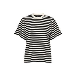 Only Damen T-Shirt "T-Shirt ONLLIVINA LIFE STRIPE TEE 1er Pack", bunt, Gr. XL, Obermaterial: 100% Baumwolle CO., Shirts