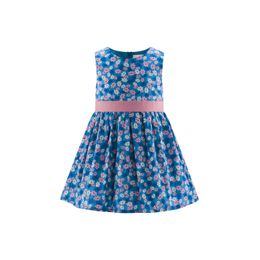 happy girls M&auml;dchen Sommerkleid "M&auml;dchenkleid", blau, Gr. 104, Stoff, 100% Baumwolle, Kleider