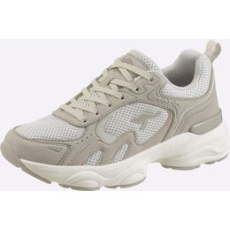 Kangaroos Damen Sneaker, Gr. 40hellgrau, Mesh, Synthetik, Schuhe