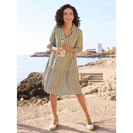 Inspirationen Damen Druckkleid "Druck-Kleid", bunt, Gr. 48, bedruckt, gemustert, mehrfarbig, 100% Viskose, Kleider