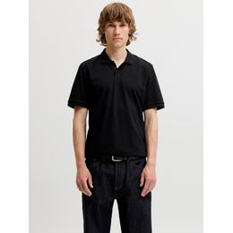 Jack & Jones JACK & JONES Herren Poloshirt "JJKANE POLO SS 2PK MP"schwarz pack:schwarz, vetiver, Gr. M, unifarben, Jersey, Obermaterial: 60% Baumwolle, 40%