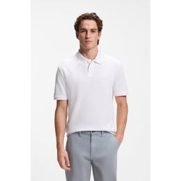 BOSS Orange Herren Poloshirt "Phoenix Regular Fit", wei&szlig;, Gr. M, unifarben, Jersey, Obermaterial: 100% Baumwolle, Shirts, reine Baumwolle,
