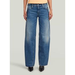 G-Star Raw G-STAR Damen Regular-fit-Jeans "Contor Two-Tone Loose Jeans", blau, Gr. 32, Obermaterial: 75% Baumwolle, 25% Baumwolle, Jeans