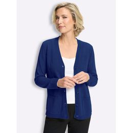Sieh an! Strickjacke in royalblau | Gr.: 56