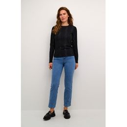 Kaffe T-Shirt kurzarm KAeline Slim fit in Black Deep | Gr.: S