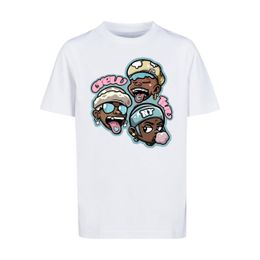 MisterTee Jungen T-Shirt "MisterTee Forever Crew Luv Tee", wei&szlig;, Gr. 134, bedruckt, 100% Baumwolle, Shirts