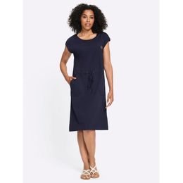 Sieh an! Jersey-Kleid in marine | Gr.: 48