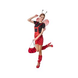 TecTake K&auml;fer/Insektenfigur, in schwarz/rot, Gr. M, Beinstulpen mit Gummizug | Gr.: S
