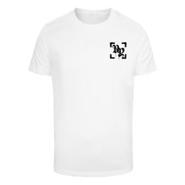 MisterTee Herren T-Shirt "MisterTee Framed NY Tee", wei&szlig;, Gr. XS, bedruckt, 100% Baumwolle, Shirts